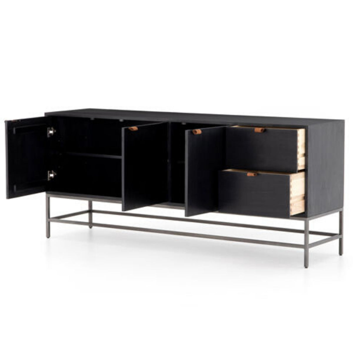 Trent Sideboard, Black – Celadon House